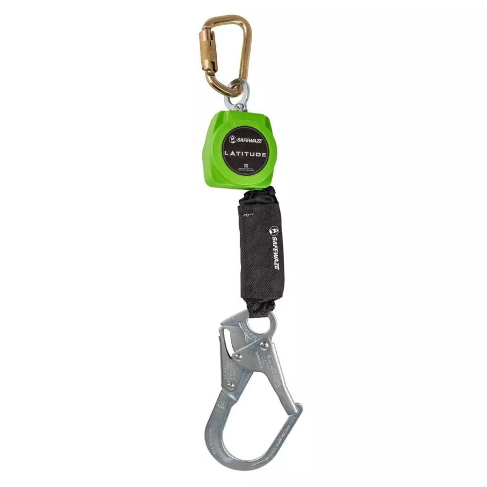Safety Products Inc - Latitude 6' Single Web SRL-P's, Carabiner, Class 1