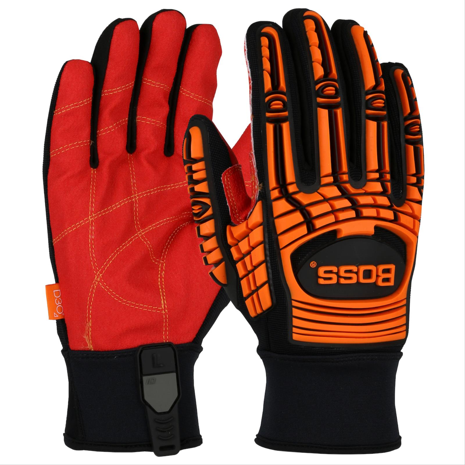 Safety Products Inc - Boss® PVC Grip Plam, TPR Impact, Cut Level A2