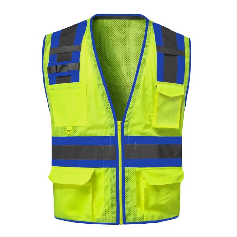 Safety Products Inc - Safety Vest with Colored Trim, Class 2