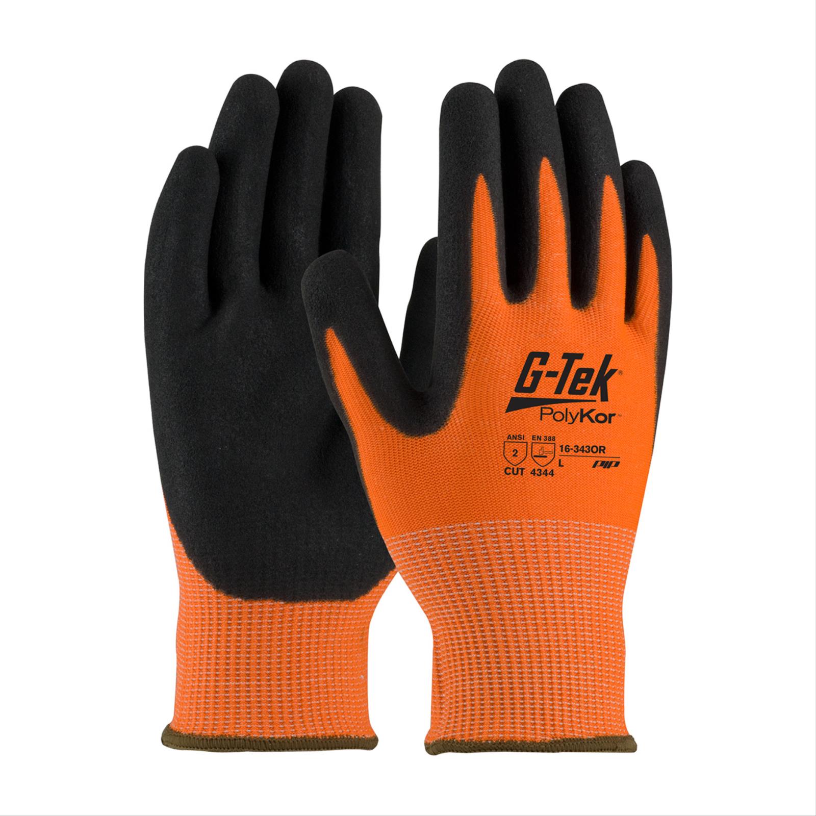 Safety Products Inc G Tek® Polykor® Cr Hi Vis Orange Cut Level A2