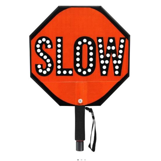 Safety Products Inc - 18" and 24" LED Stop/Slow Paddles