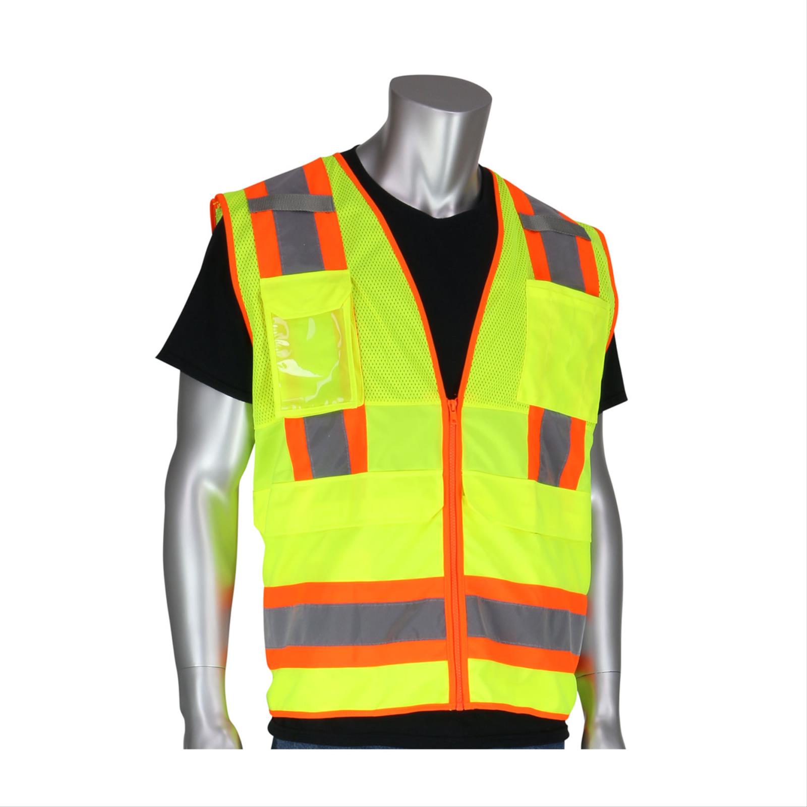 Safety Products Inc - Two Tone Surveyor Tech Vest, Class 2 Type R