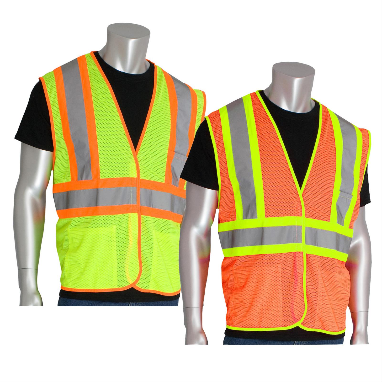 Safety Products Inc - Two-Tone Three Pocket Vest, Class 2 Type R