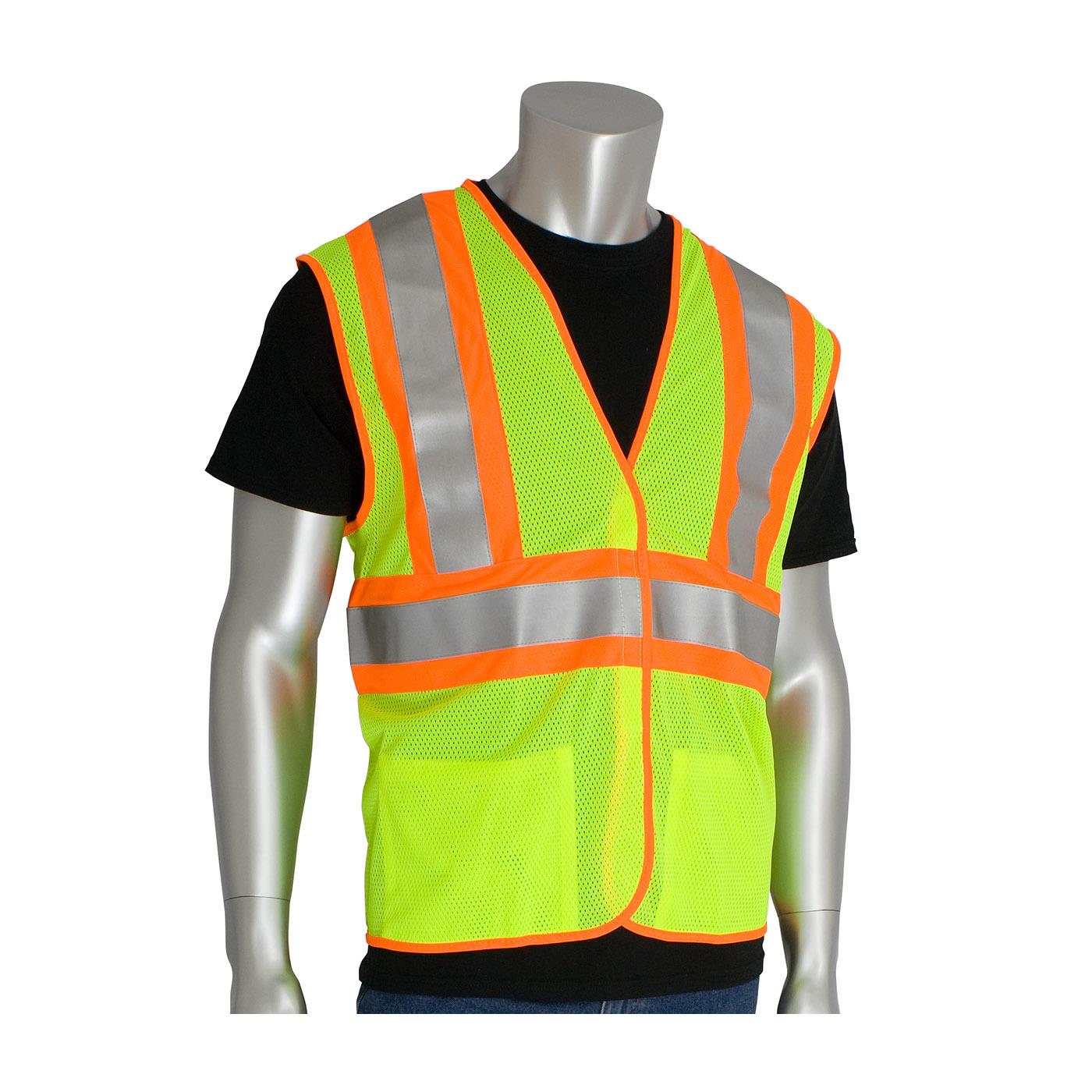 Safety Products Inc - FR Treated Two Tone Mesh Vest, Class 2 Type R