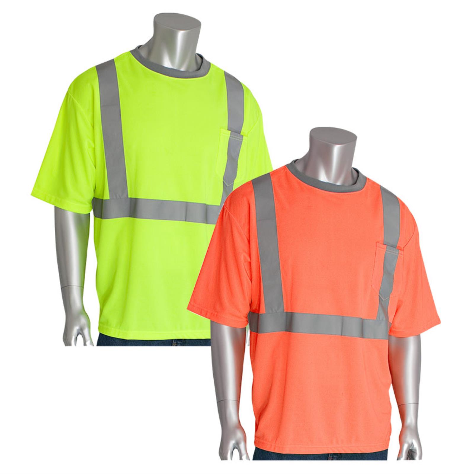Safety Products Inc - Short Sleeve T-Shirt, with Reflective Tape, Class ...