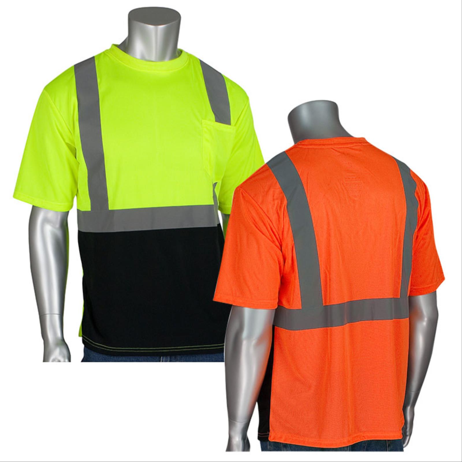 Safety Products Inc - Short Sleeve T-Shirt, with Black Bottom Front ...