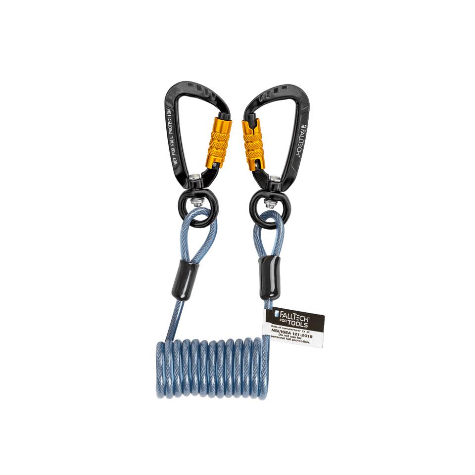 Safety Products Inc - 5 lb Premium Tool Tether with Stretch Coil Coated ...