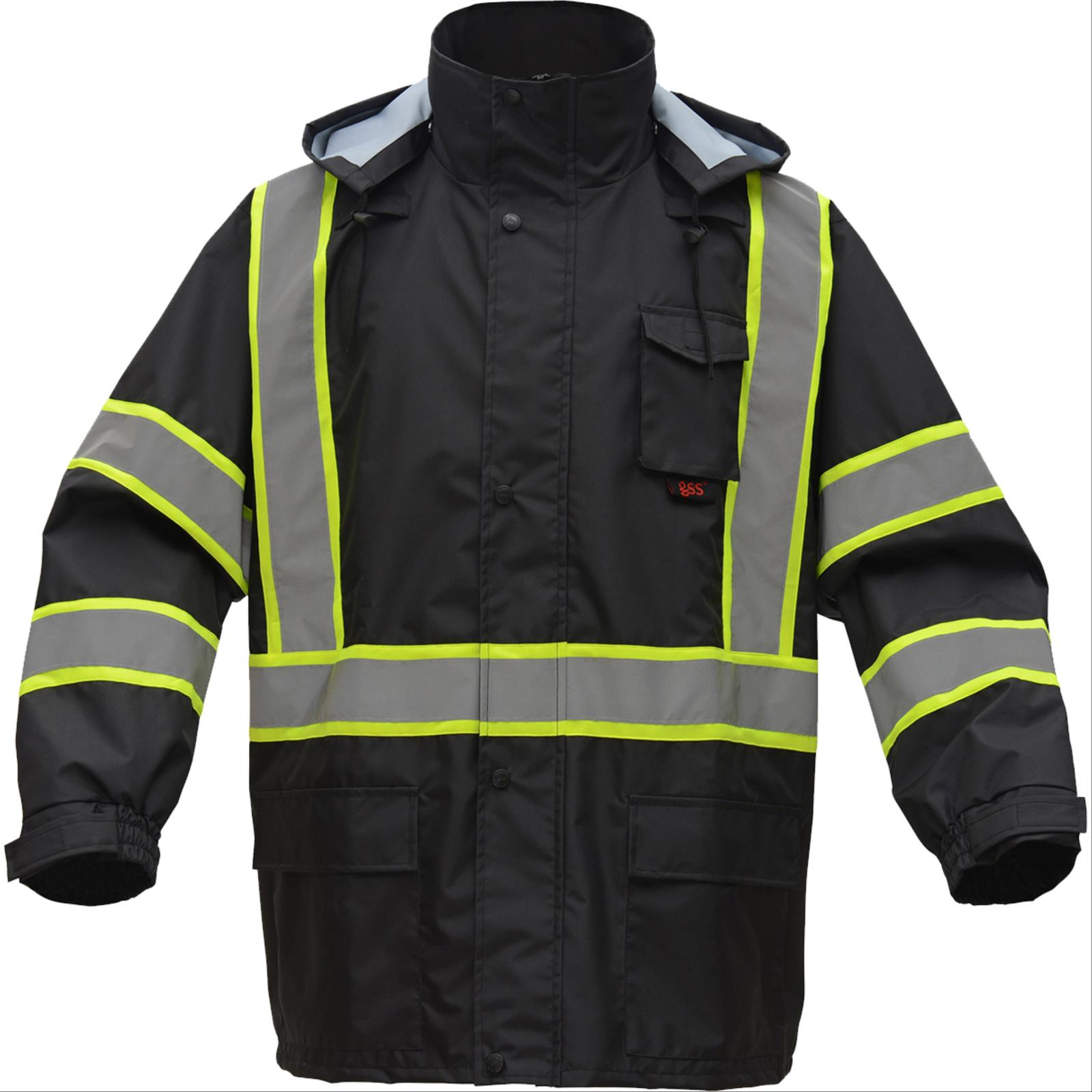 Safety Products Inc - Enhanced Visibility Premium Two Tone Hooded Rain ...