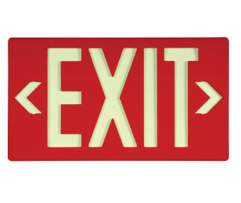 Safety Products Inc - Ultra-Glow™ Self-Illuminating Exit Sign