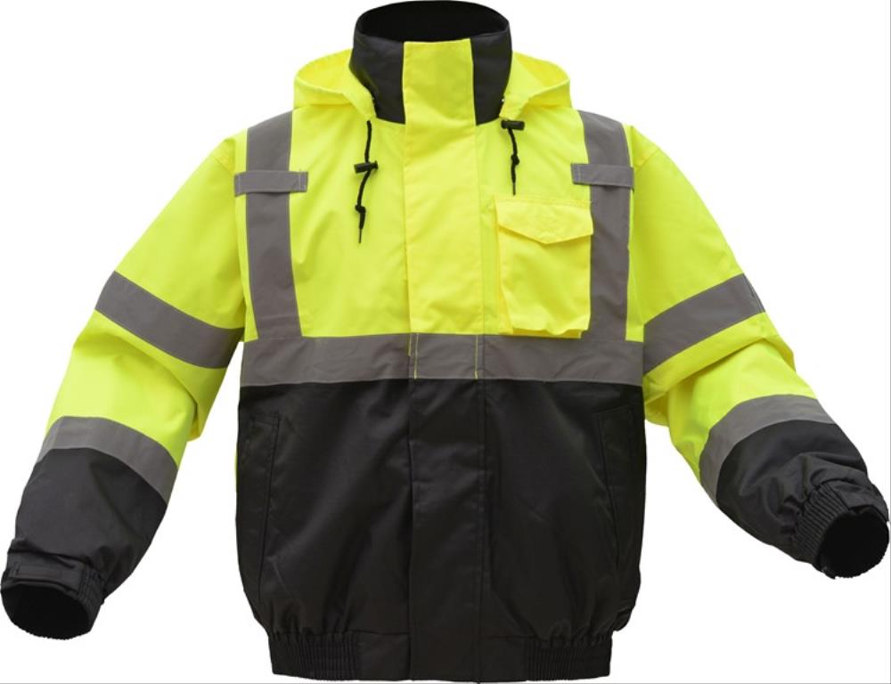 Safety Products Inc - 3-IN-1 Waterproof Black Bottom Bomber Jacket ...