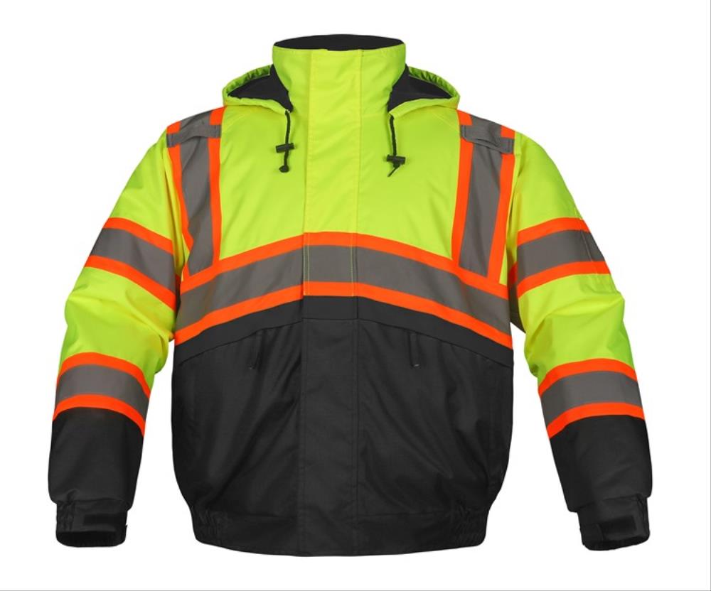 Safety Products Inc - RipStop Winter Bomber Jacket, Type R Class 3