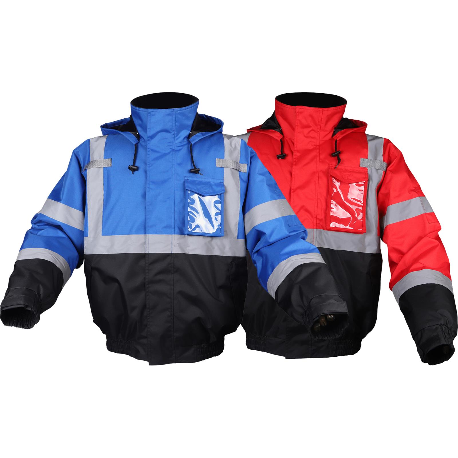 Safety Products Inc - Multi Color Waterproof Bomber Jacket with Black ...