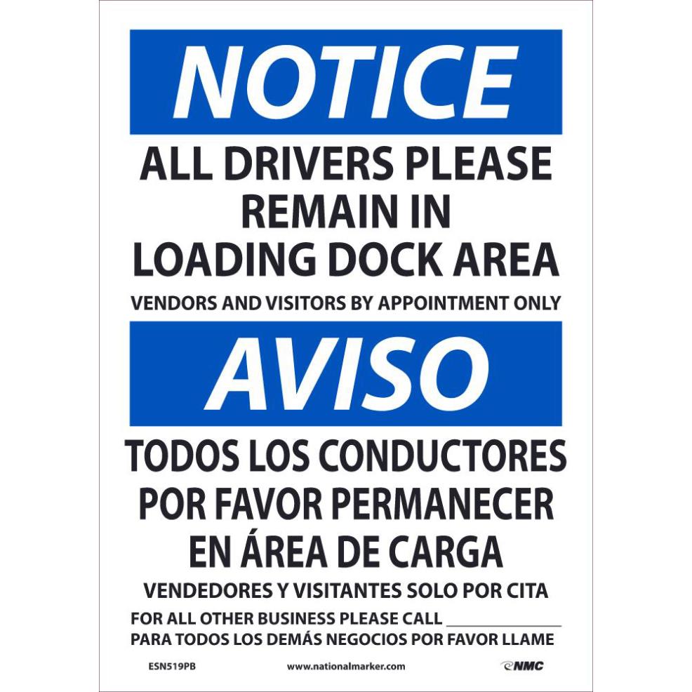 Safety Products Inc - COVID-19 Notice All Drivers Please Remain In ...