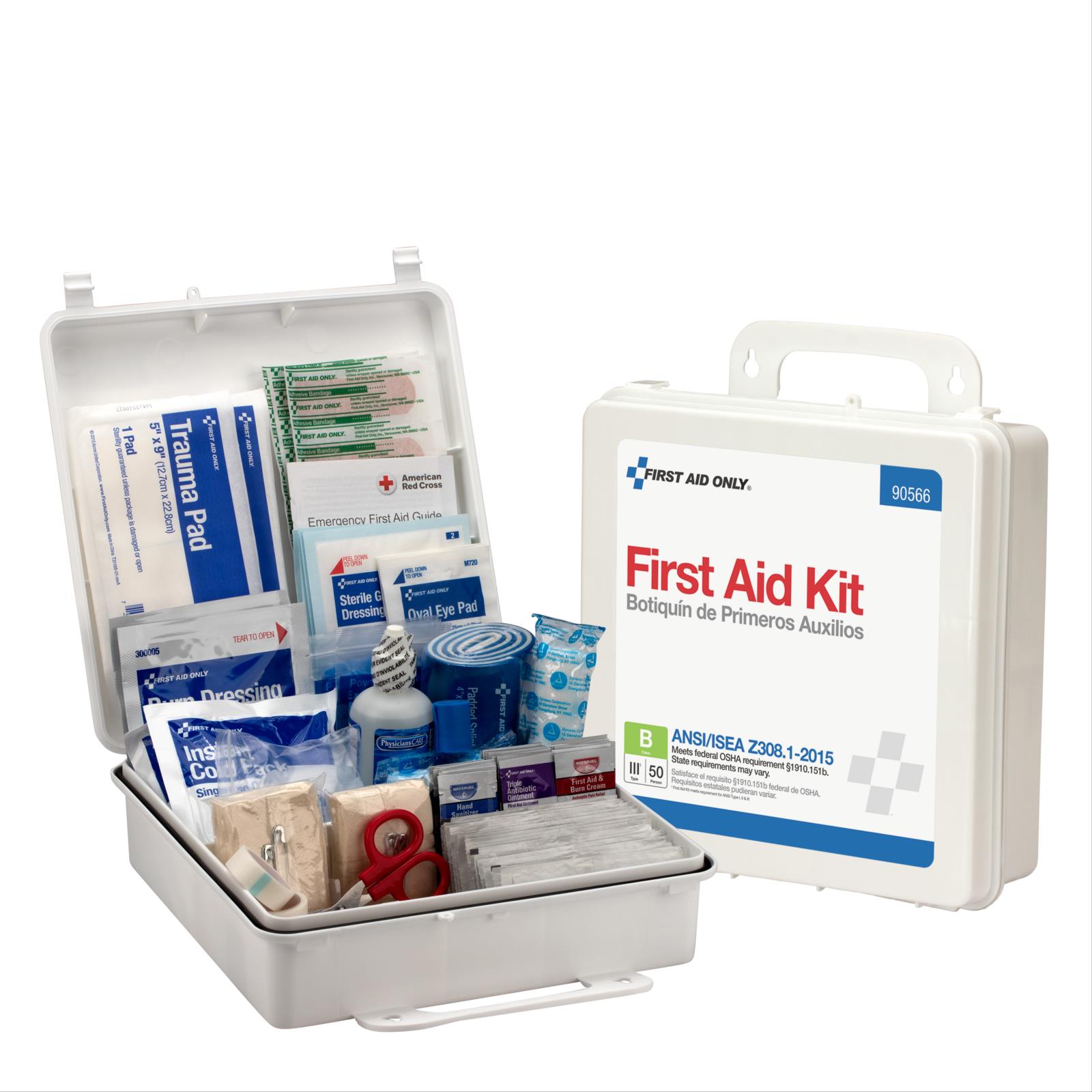 Safety Products Inc - First Aid Only® ANSI B Compliant, 50 Person First ...