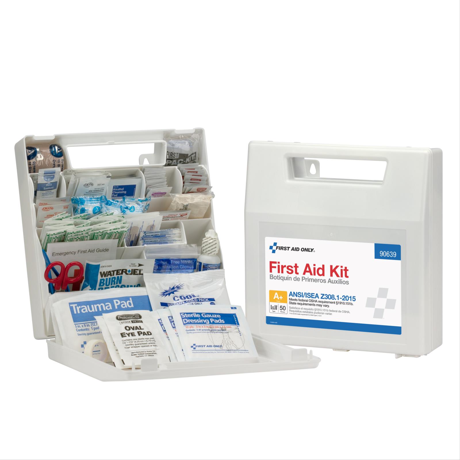Safety Products Inc - First Aid Only® ANSI A+ Compliant, 50 Person ...