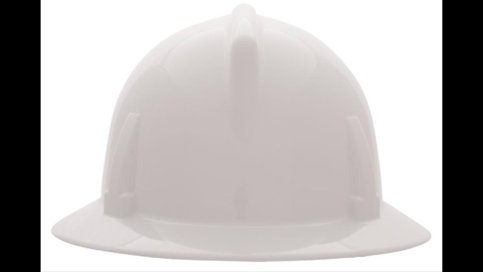 Safety Products Inc - "MSA HARD HAT, TOPGARD, WHITE, FULL BRIM, UNI ...