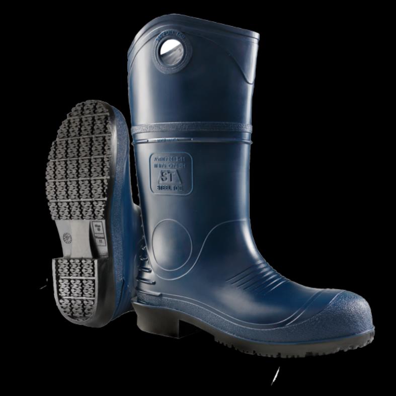 Safety Products Inc - SZ: 16 STEEL TOE/STEEL SHANK PVC BLACK DURA PRO ...