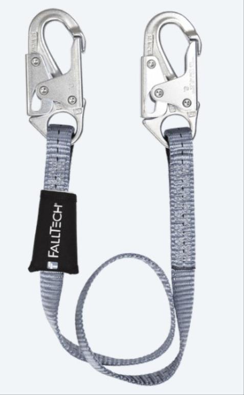 Safety Products Inc - 4' SINGLE LEG RESTRAINT LANYARD W/ 2 SNAP HOOKS