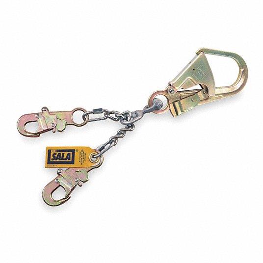 Safety Products Inc - REBAR ASSEMBLY SWIVEL 1.7' W/REBAR & 2 SNAP HOOKS