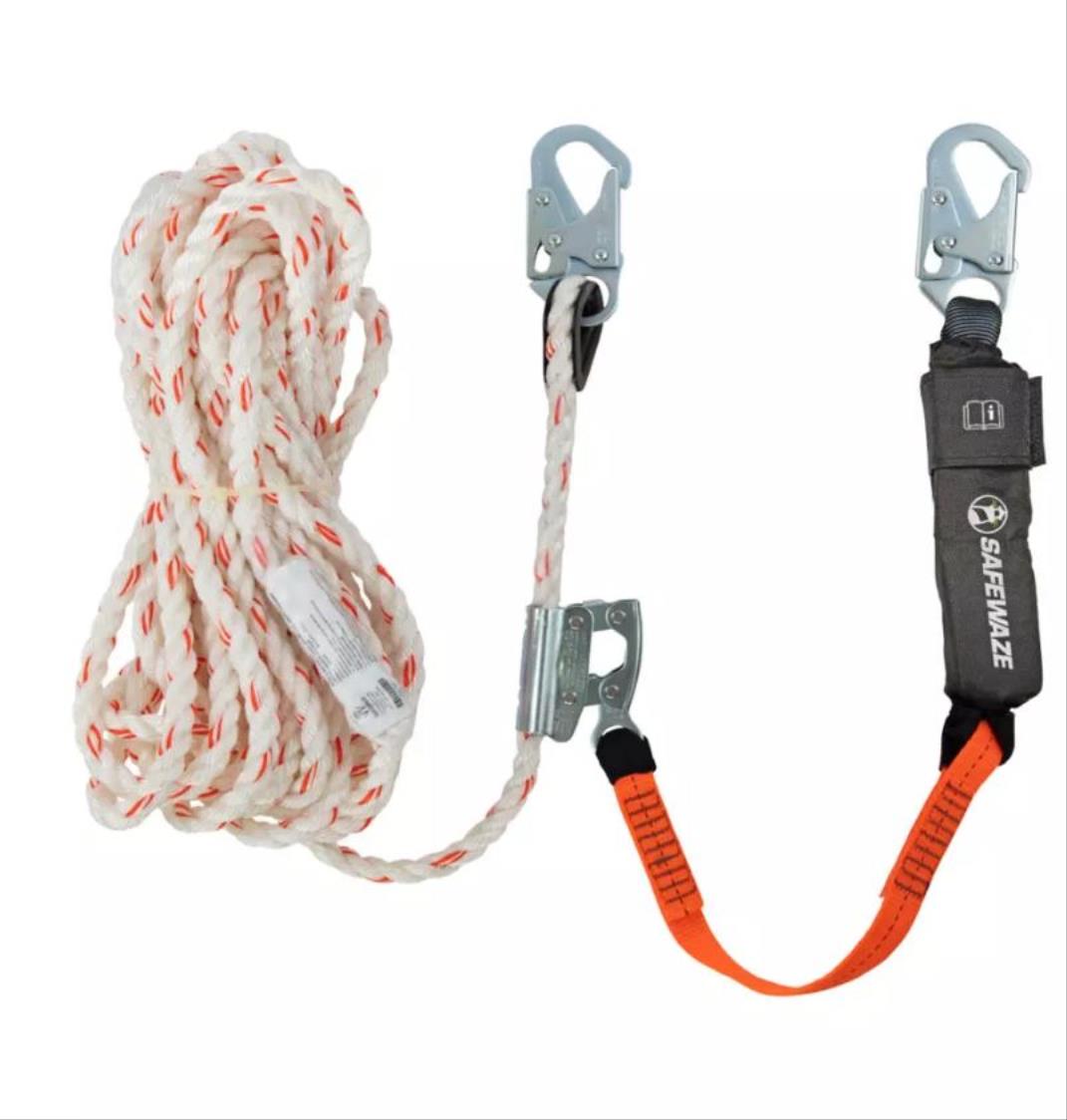 Safety Products Inc - 50 FT VERTICAL LIFELINE W/ ATTACHED ROPE GRAB - V ...