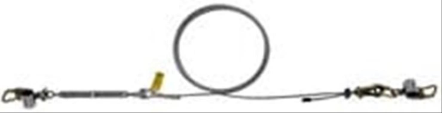 Safety Products Inc - 120' CABLE LIFELINE ASSEMBLY W/SECURASPAN