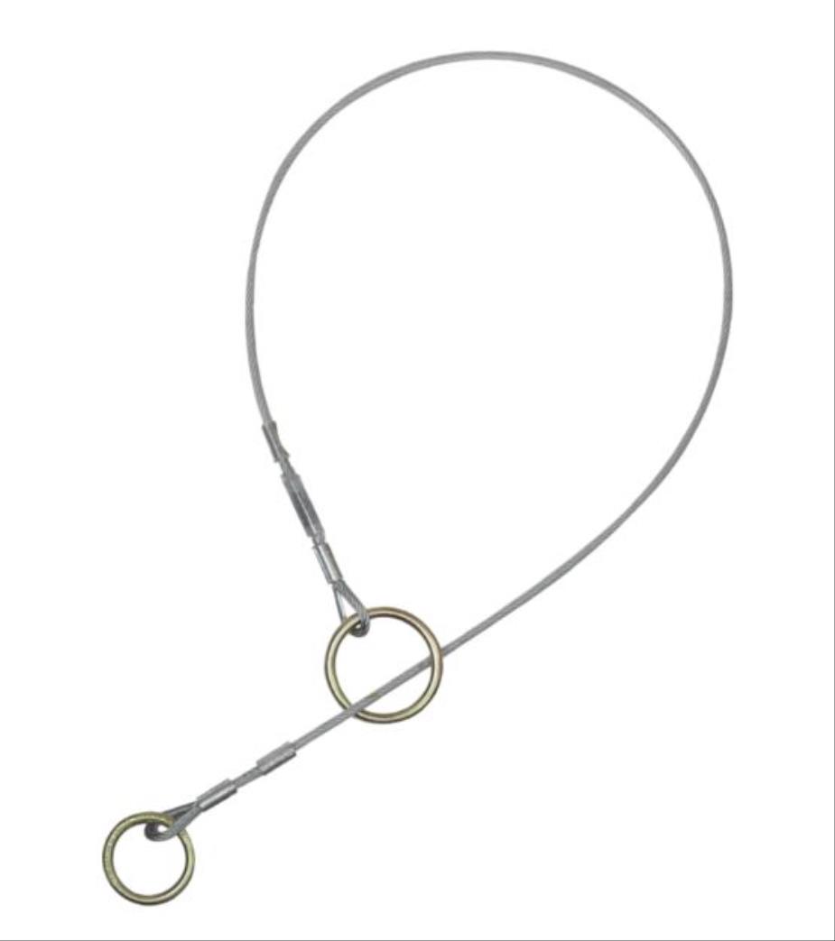 Safety Products Inc - 8' PASS THRU SLING ANCHOR 2 O RINGS 1/4 VINYL ...