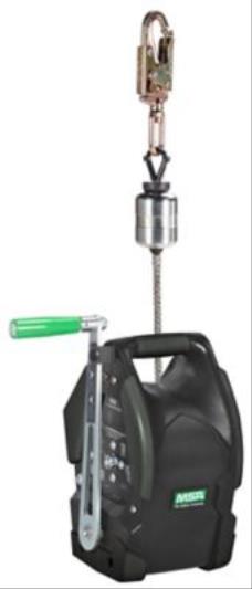 Safety Products Inc - MSA WORKMAN WINCH, GALVANIZED CABLE, 65' 20M