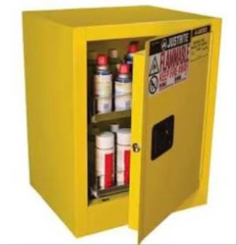 Safety Products Inc - JUSTRITE 12 GAL CABINET AUTO 1 DOOR W/ SURE GRIP ...