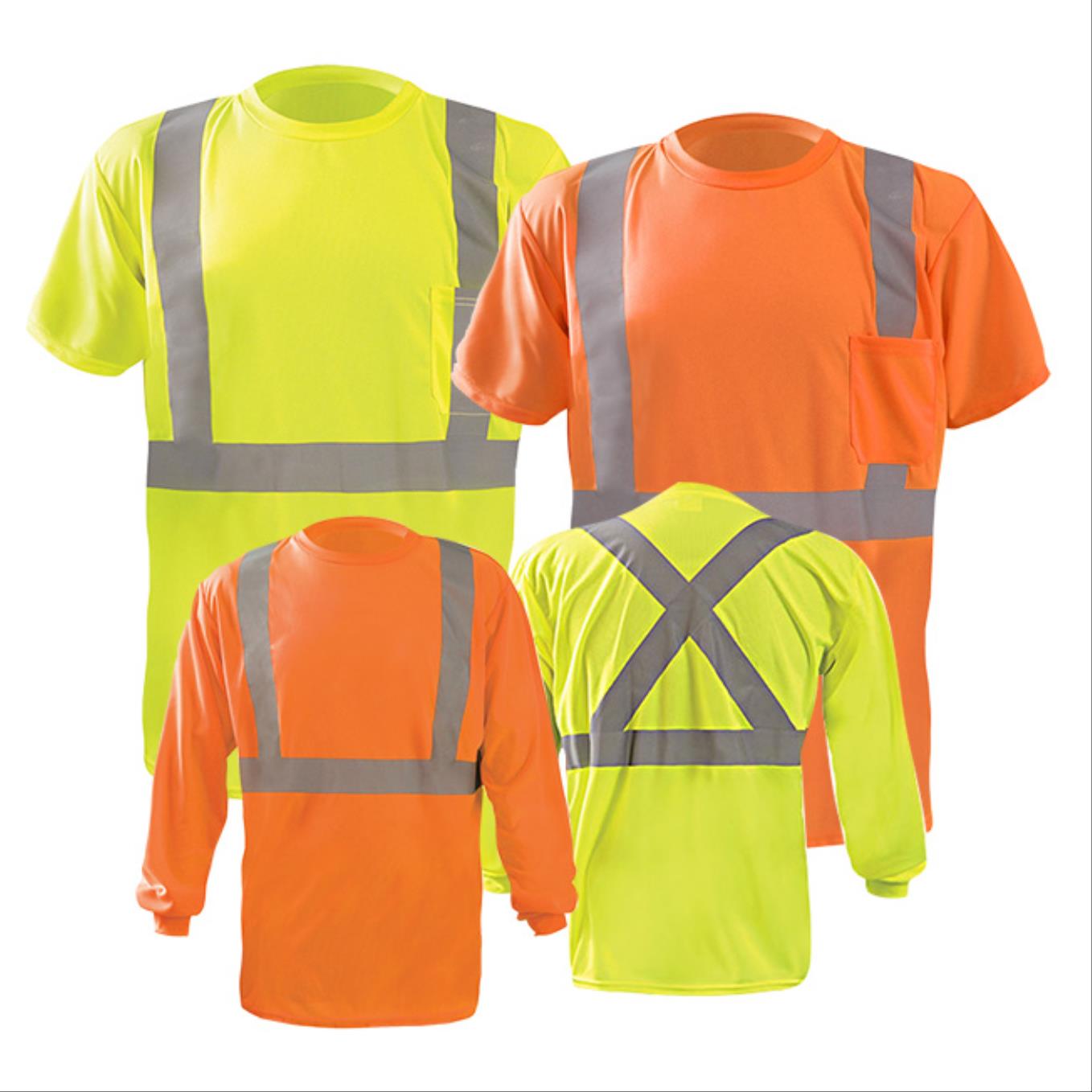 Safety Products Inc - Short and Long Sleeve X-Back T-Shirt, Class 2 ...