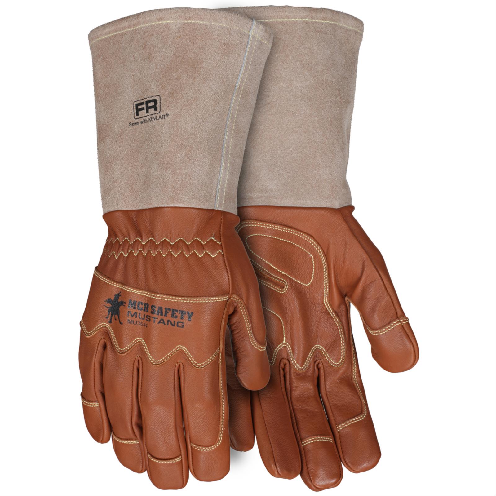 Safety Products Inc - Mustang Utility Goatskin, Double Palm Glove, 5 ...