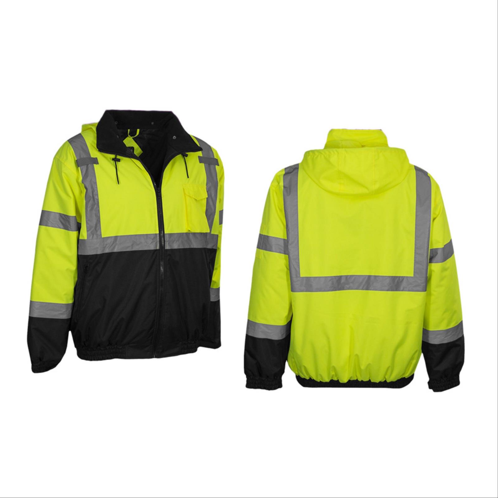 Safety Products Inc - High Visibility Bomber Jacket, Class 3 Type R