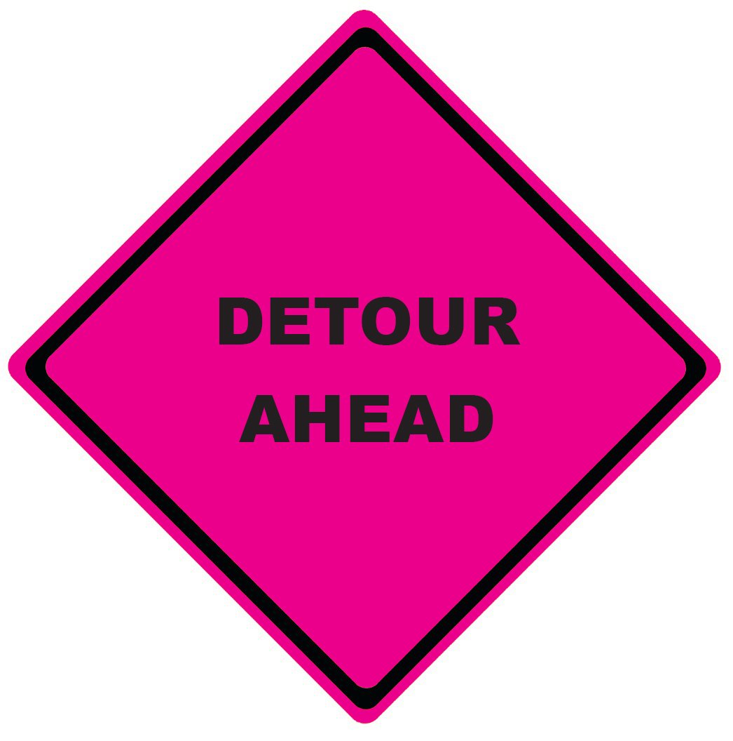 Safety Products Inc - Fluorescent Pink Incident Management Signs