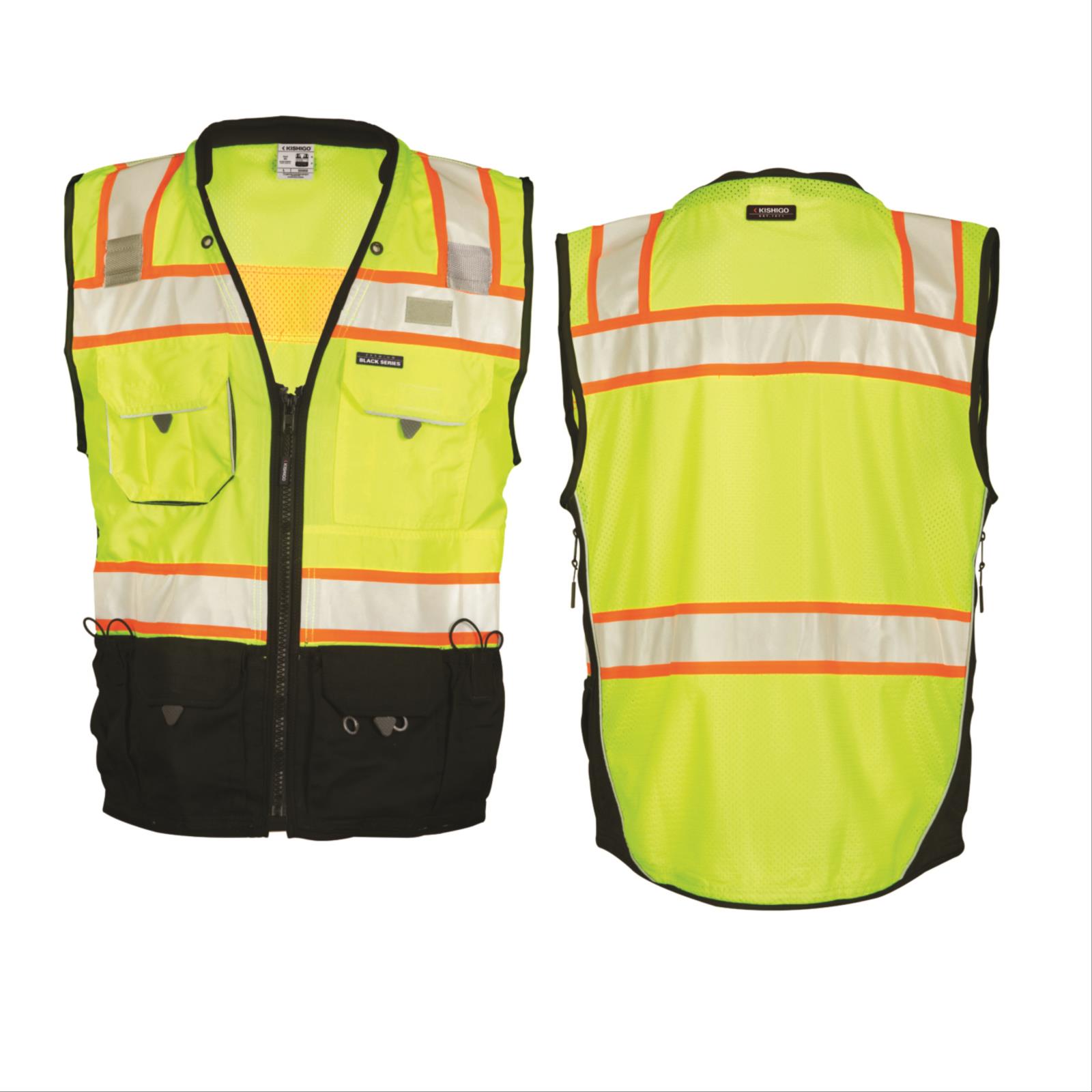 Safety Products Inc - Premium Black Series® Surveyor's Vest, Class 2 ...