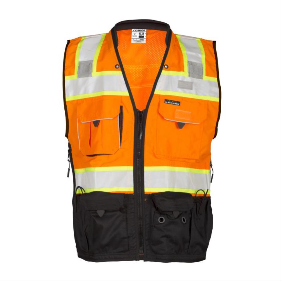 Safety Products Inc - Premium Black Series® Surveyor's Vest, Class 2 ...
