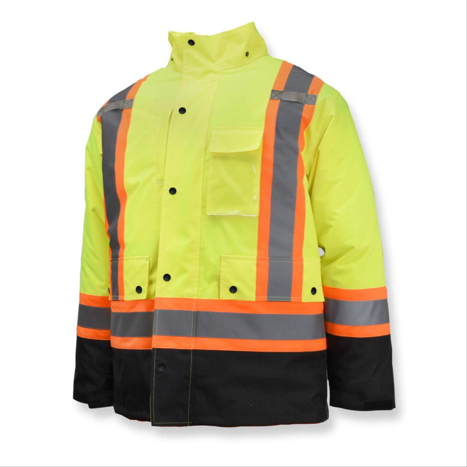 Safety Products Inc - Weatherproof Parka, Zip-Out Reversible Bomber ...