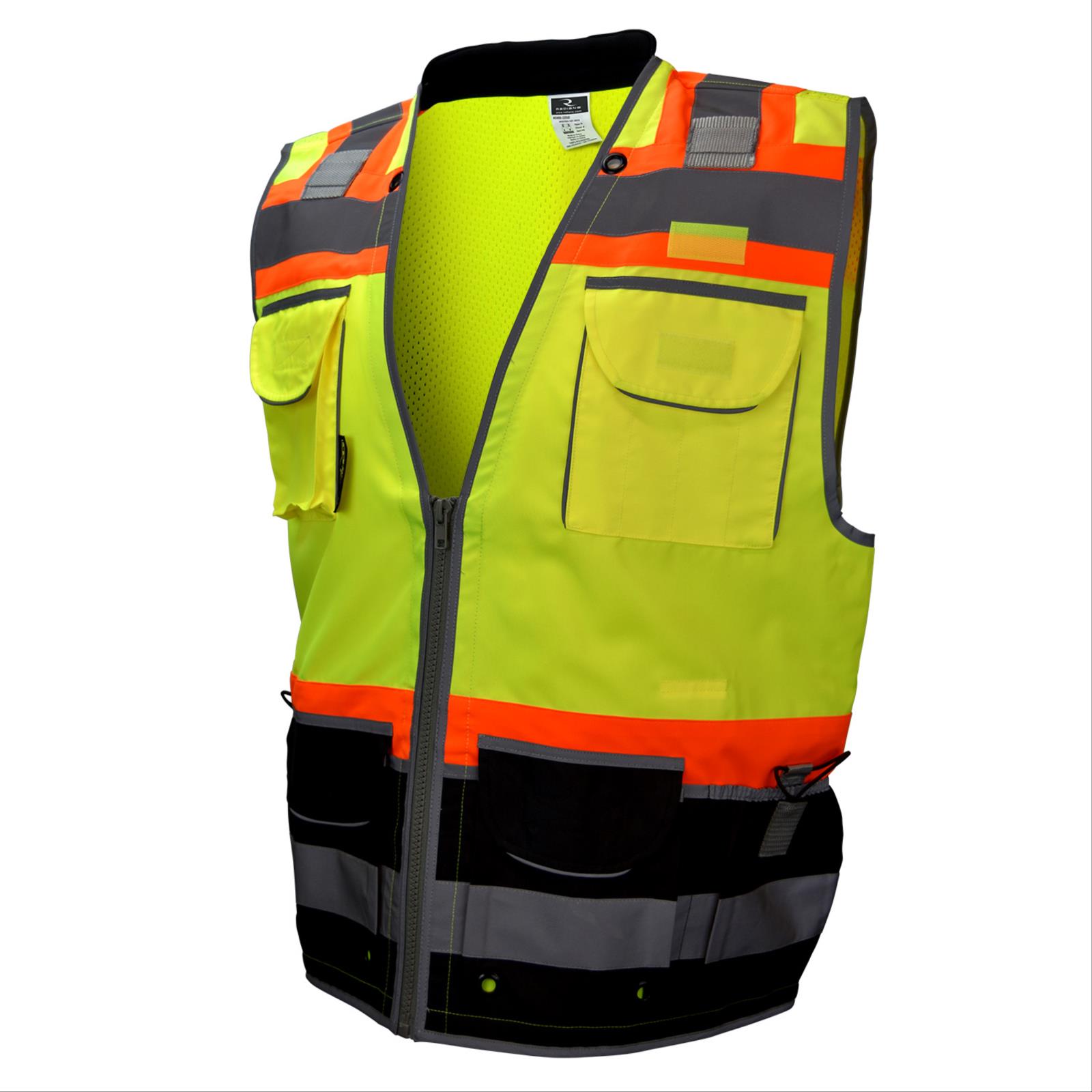 Safety Products Inc - Heavy Woven Color Blocked, Two-Tone Engineer Vest ...