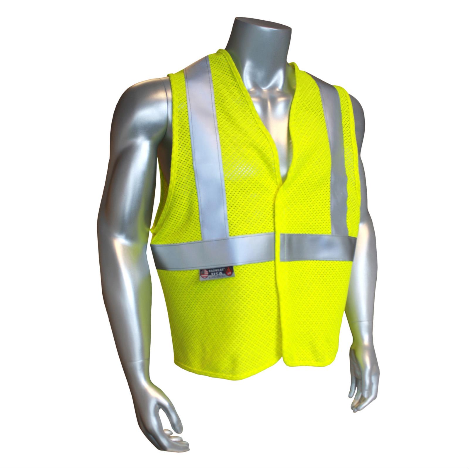 Safety Products Inc - Radwear™ Anti-Static Modacrylic FR Vest, Mesh ...