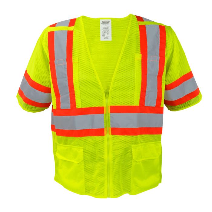 Safety Products Inc - Two Tone Reflective Safety Vest, Class 3 Type R