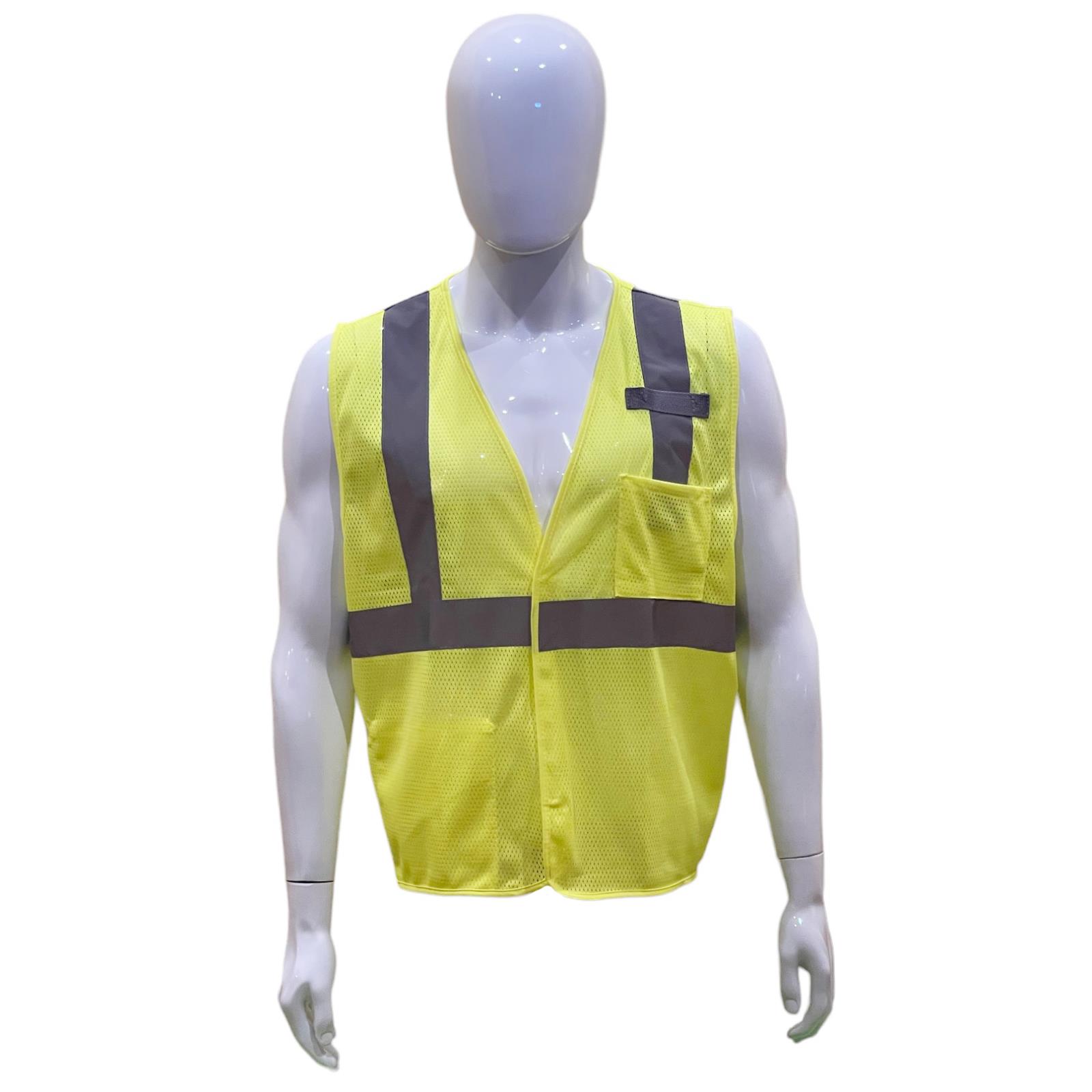 Safety Products Inc - Economy Vest, Hook and Loop, Class 2 Type R