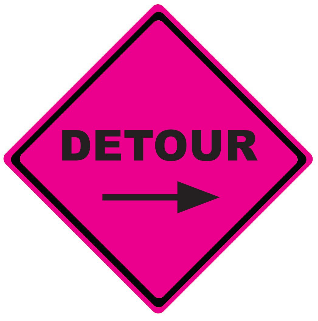 Safety Products Inc - Fluorescent Pink Incident Management Signs ...