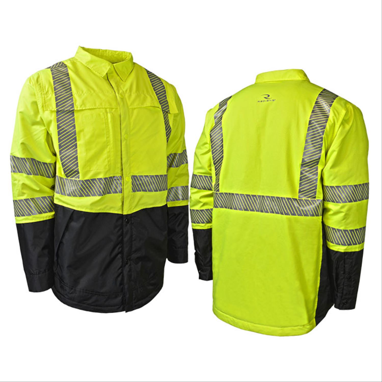 Safety Products Inc - SJ03 Ripstop Quilted Wind Shirt, Class 3 Type R