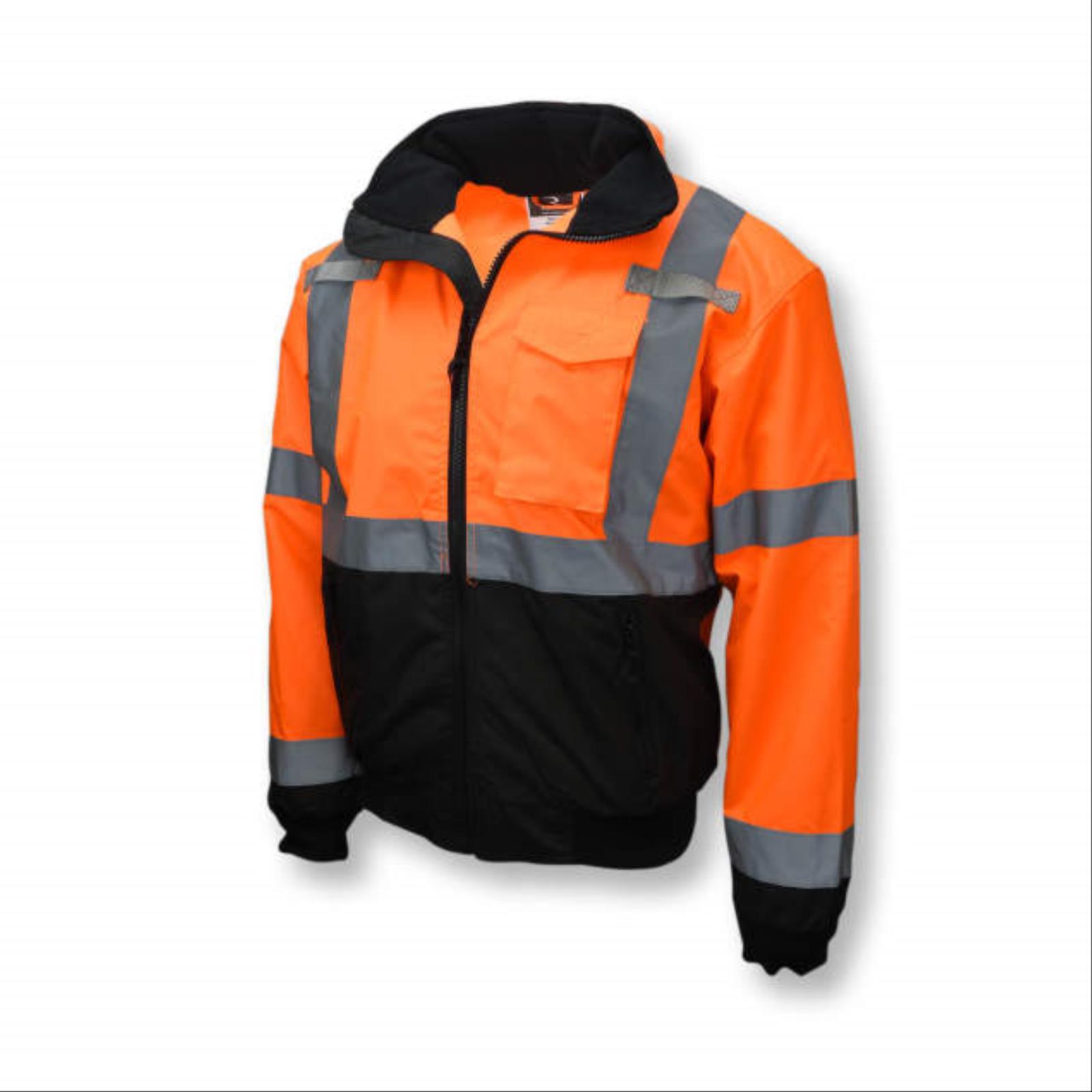 Safety Products Inc - Three-in-One Deluxe High Visibility Bomber Jacket ...