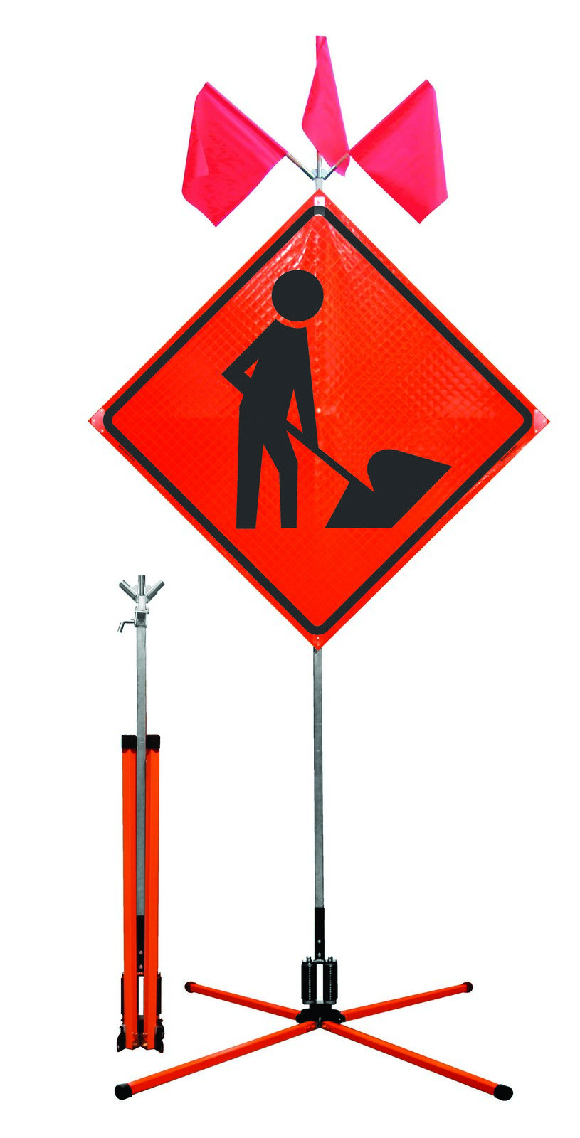 Safety Products Inc - Temporary Roll-Up Sign Stands