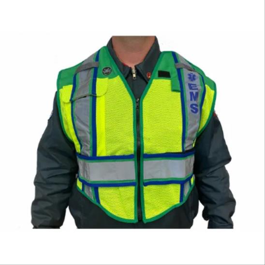 Safety Products Inc - Ultrabright Blue Breakaway Public Safety Vest ...
