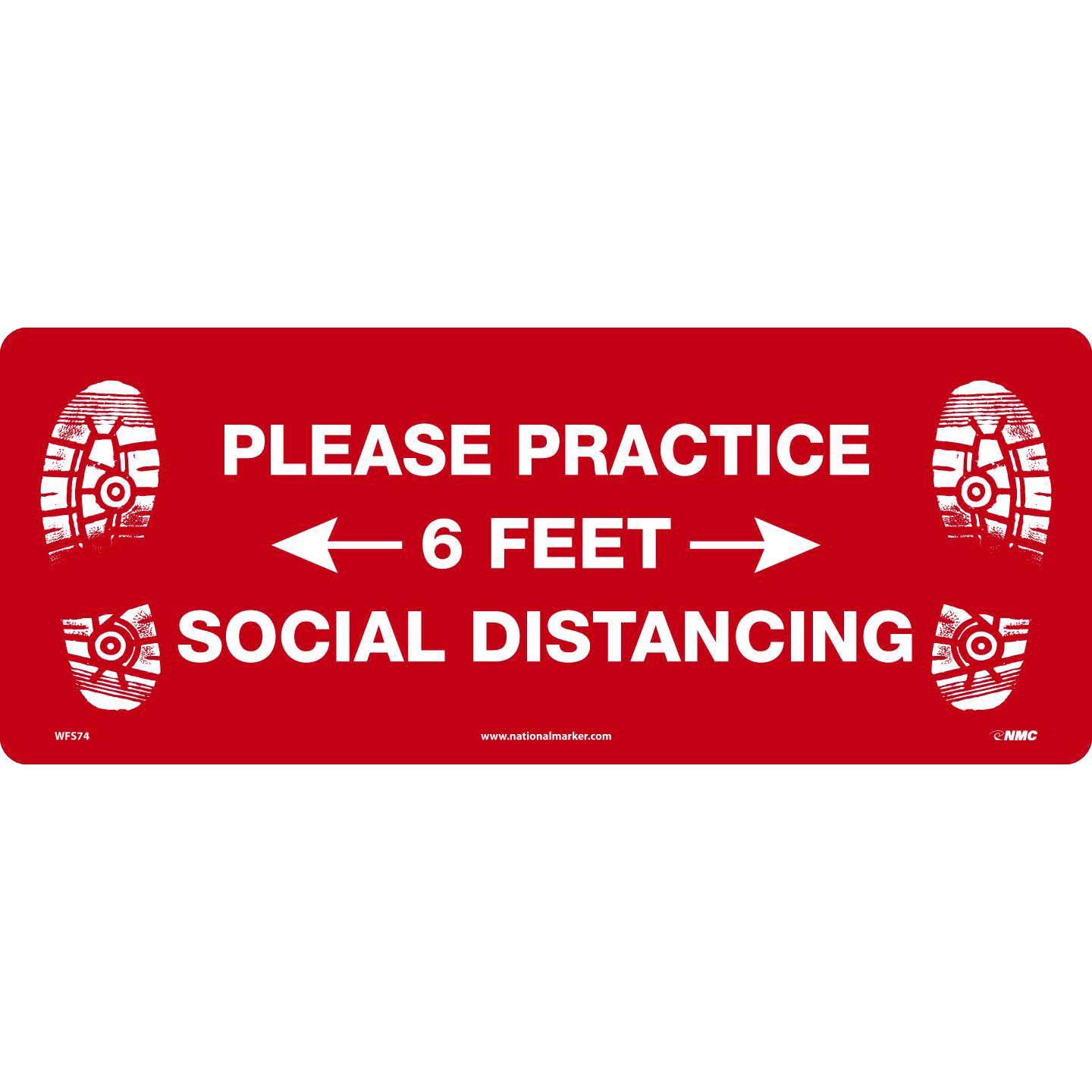 Safety Products Inc - COVID-19 "Please Practice Social Distancing ...