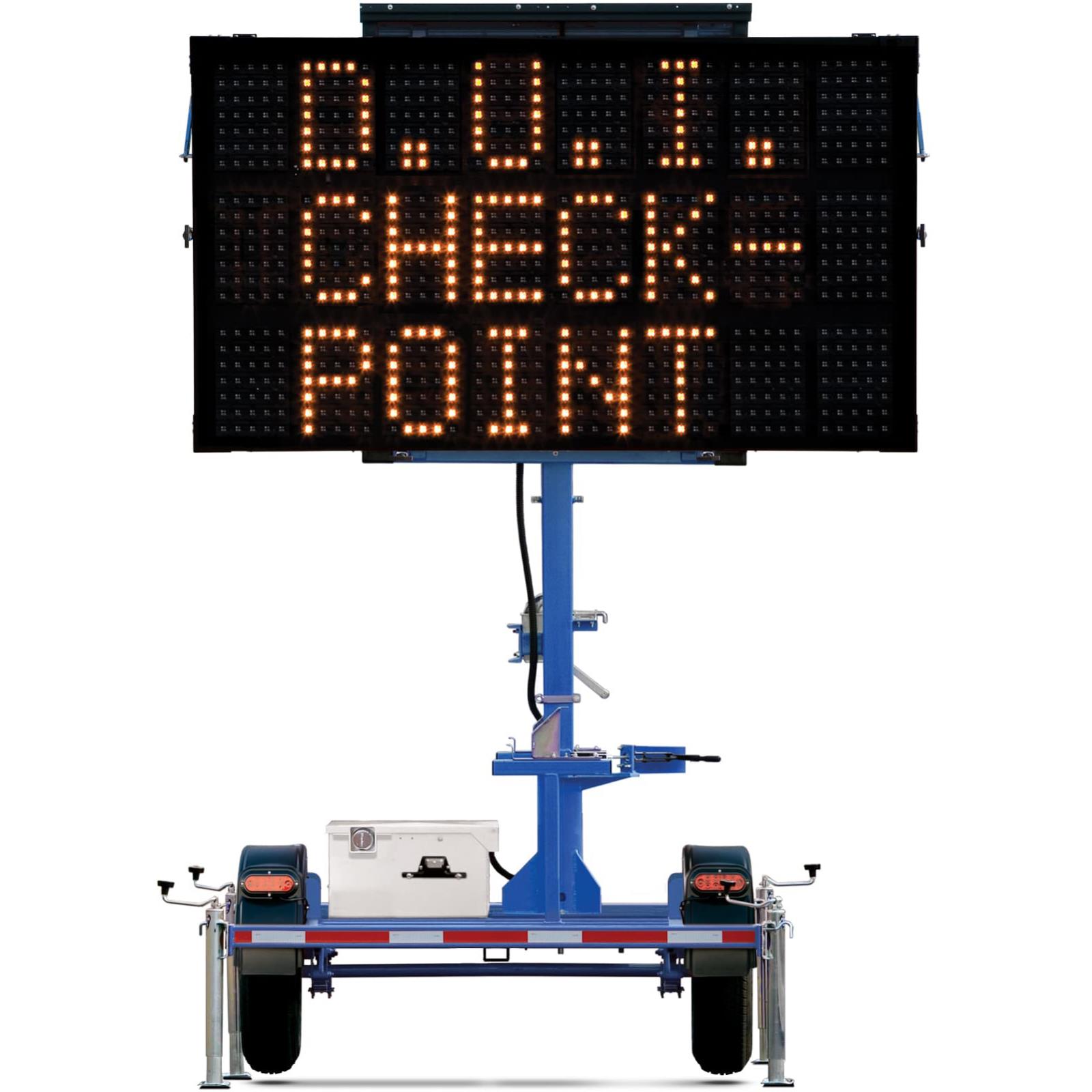 Safety Products Inc - Mini Three-Line Message Board For Public Safety